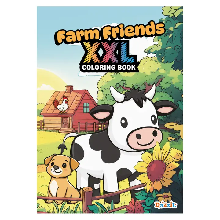 XXL Coloring Book | Farm Friends | CR Toys