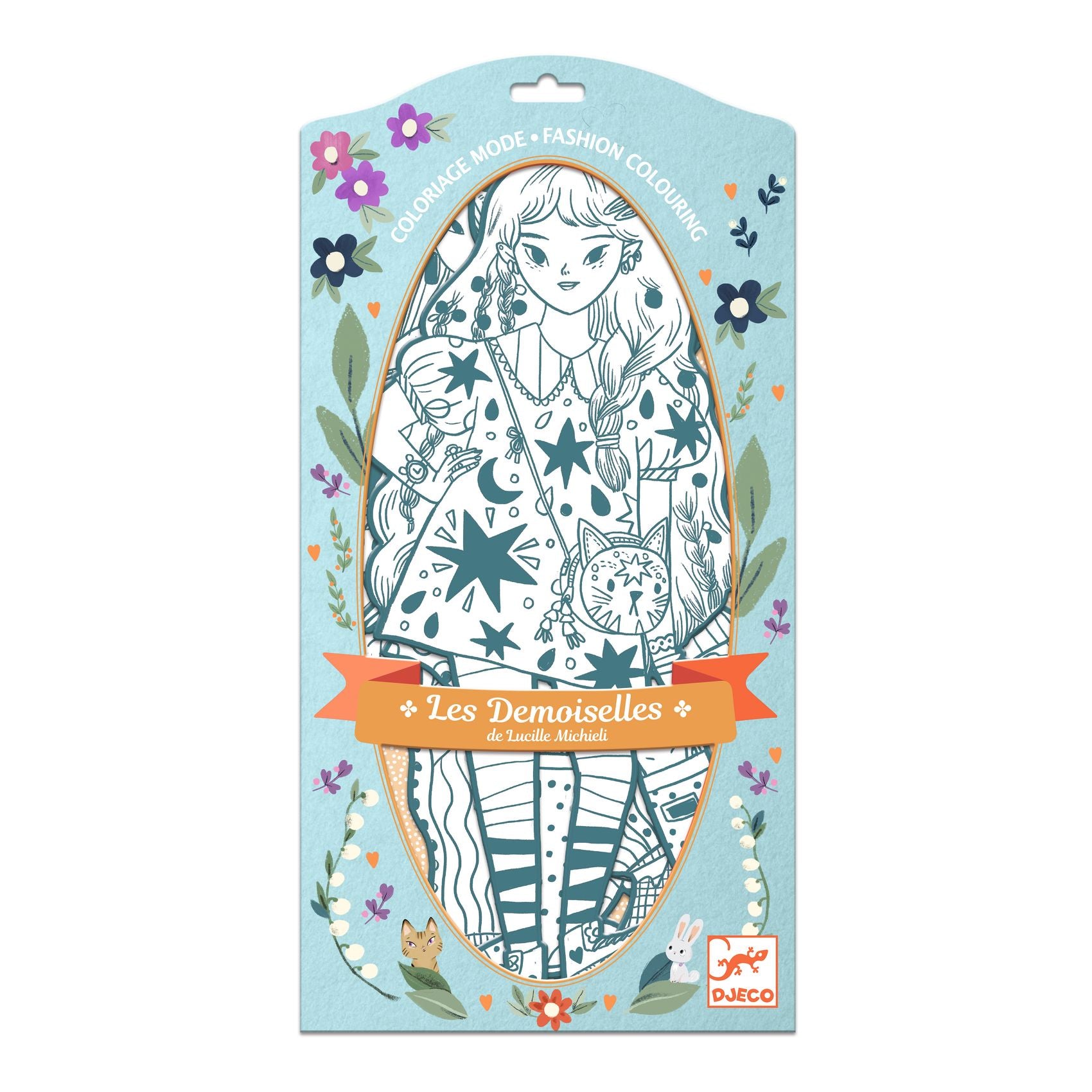 Demoiselle Anga Le & Friends Coloring Paper Dolls 6+ | CR Toys